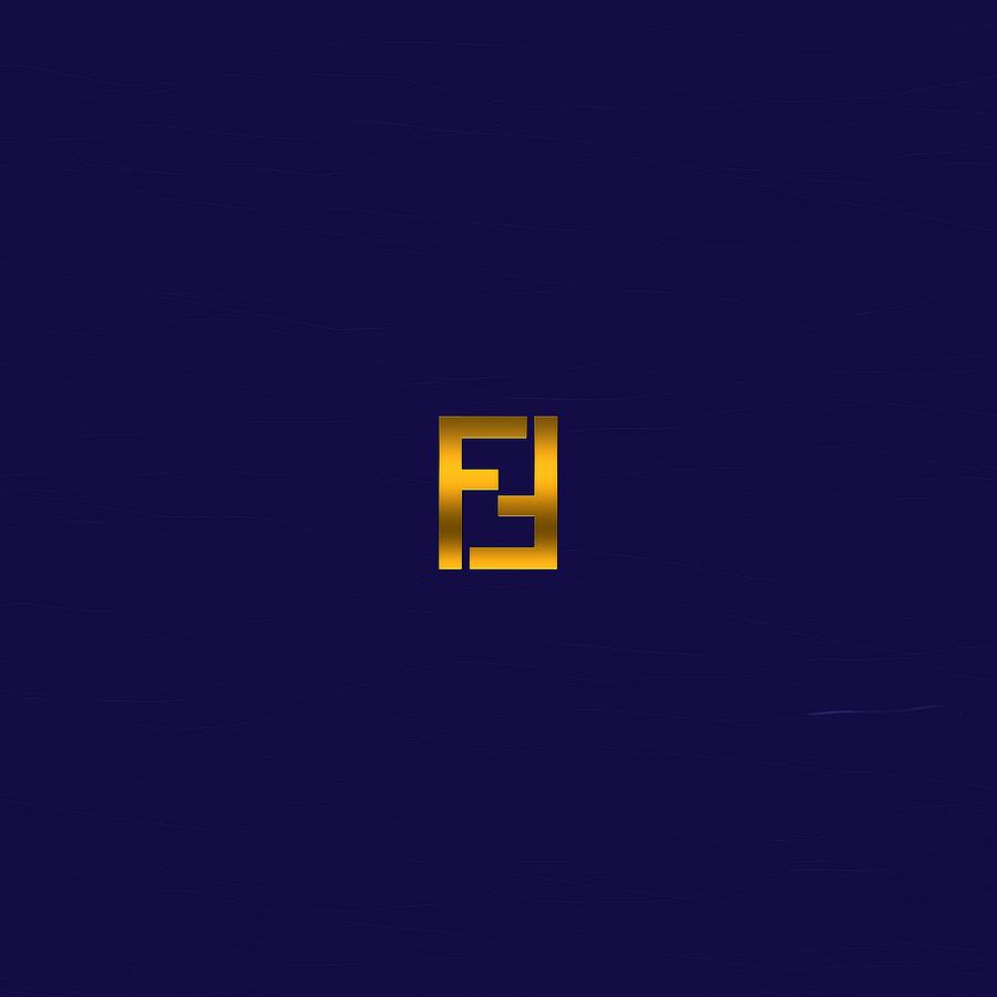 Fendi. Logo Digital Art by Everett Abram - Pixels