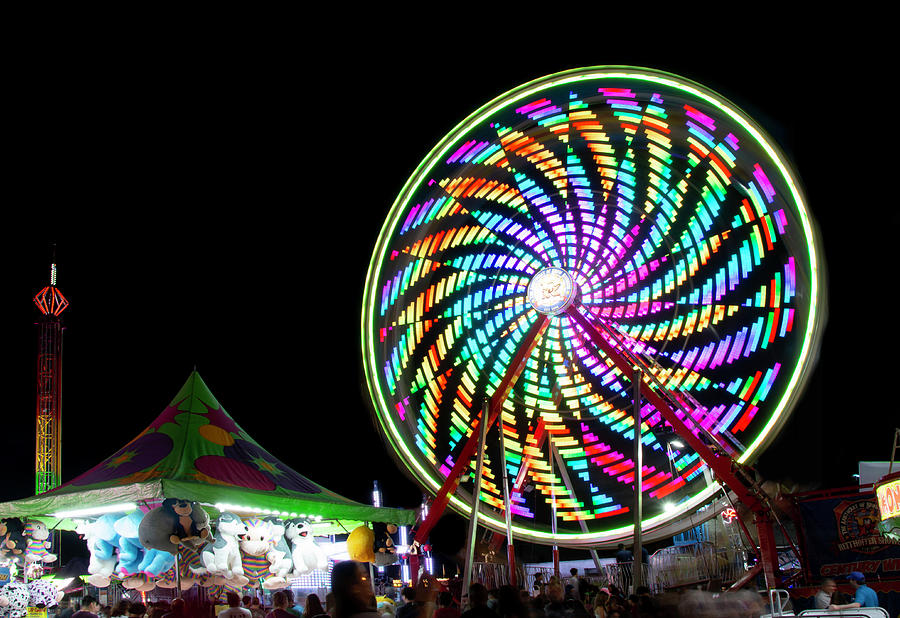 Ferris Wheel at Night Photograph by Eleanor Bortnick | Pixels Ferris Wheel at Night Photograph by Eleanor Bortnick | Pixels