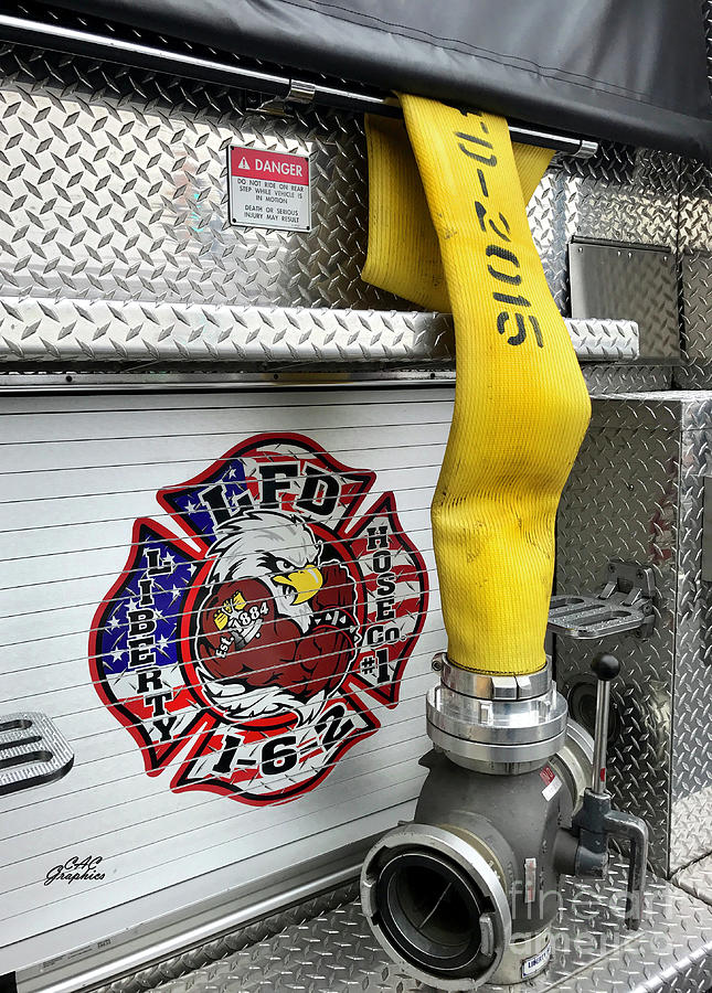 Fire Engine Eagle Photograph by CAC Graphics - Fine Art America