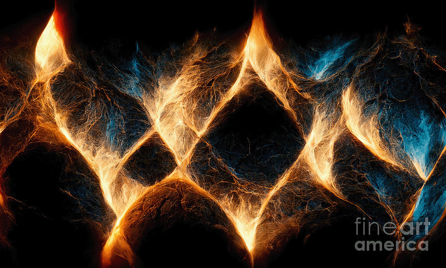 Fire patterns Digital Art by Sabantha - Fine Art America