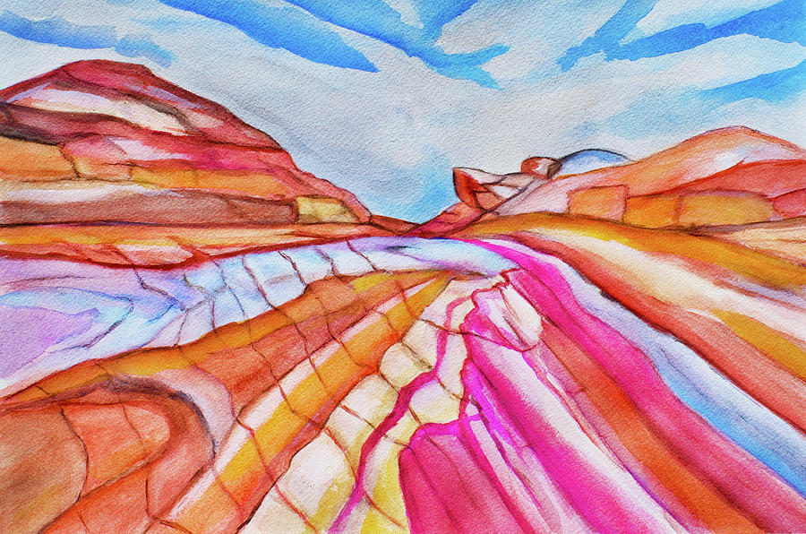 Fire Wave Painting by Wrighteousart - Fine Art America