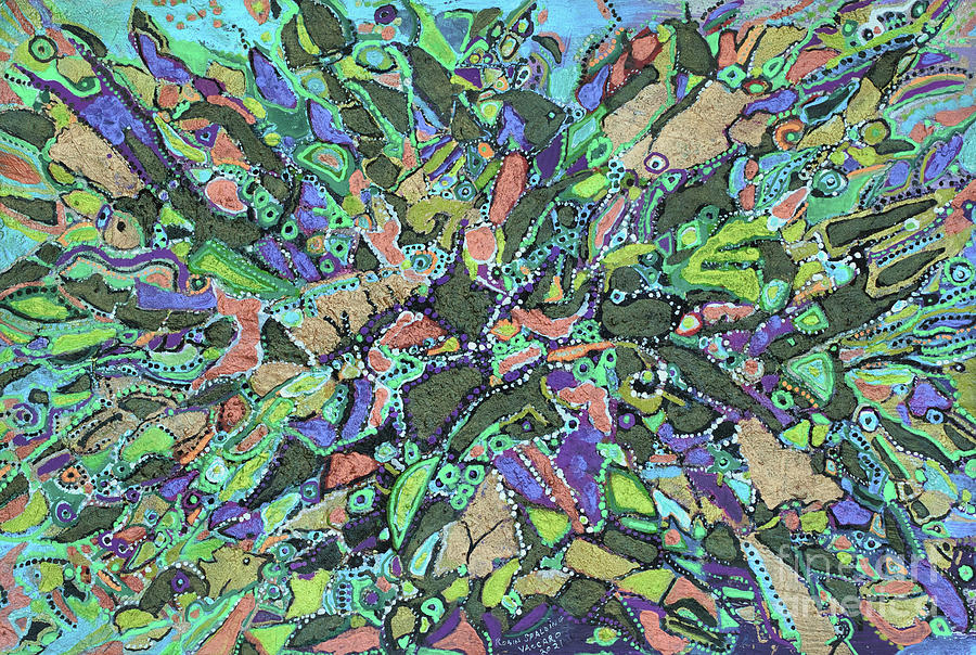 Fish Frenzy Painting by Robin Vaccaro - Fine Art America