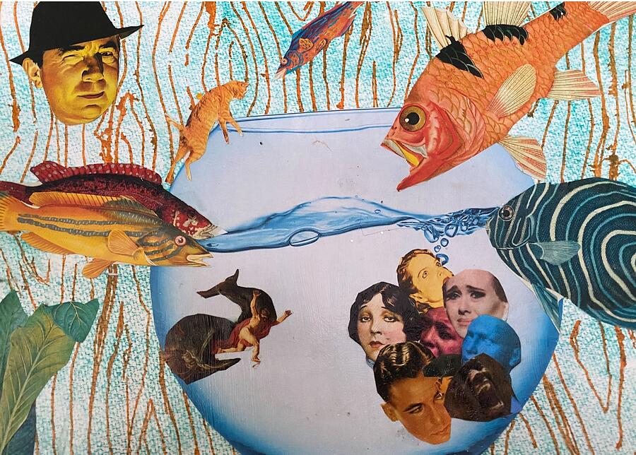 Fishbowl Filled with People Mixed Media by Femina Photo Art By Maggie ...