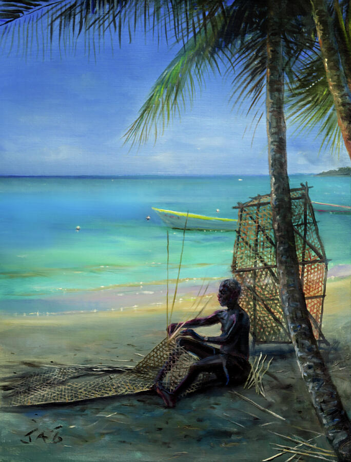 Fishpot Making by Jonathan Guy Gladding JAG