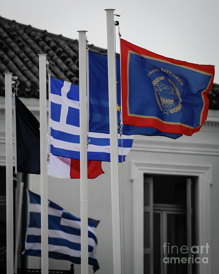 Five Flags Flying Photograph by Robert Yaeger - Fine Art America