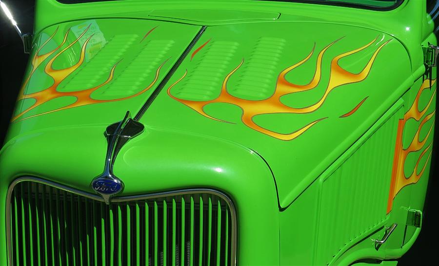 Flaming Green Photograph by Frederick Hahn - Fine Art America