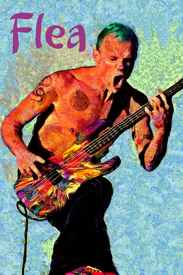 Flea Digital Art By The Rocker