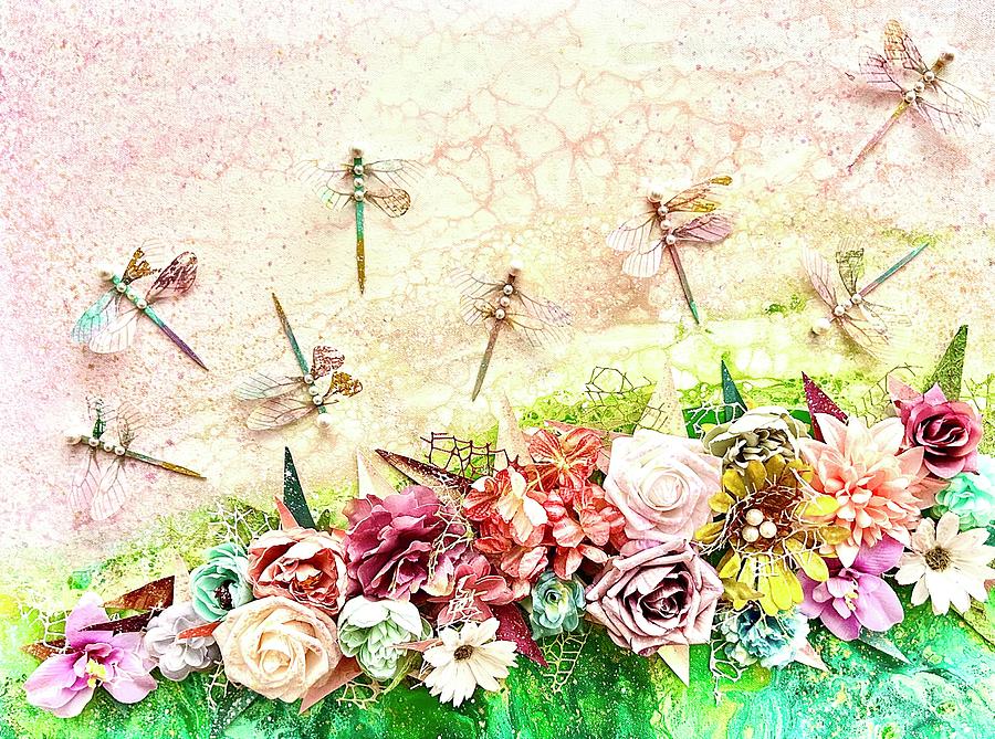 Floral Flutter Painting by Devon Ingram - Pixels