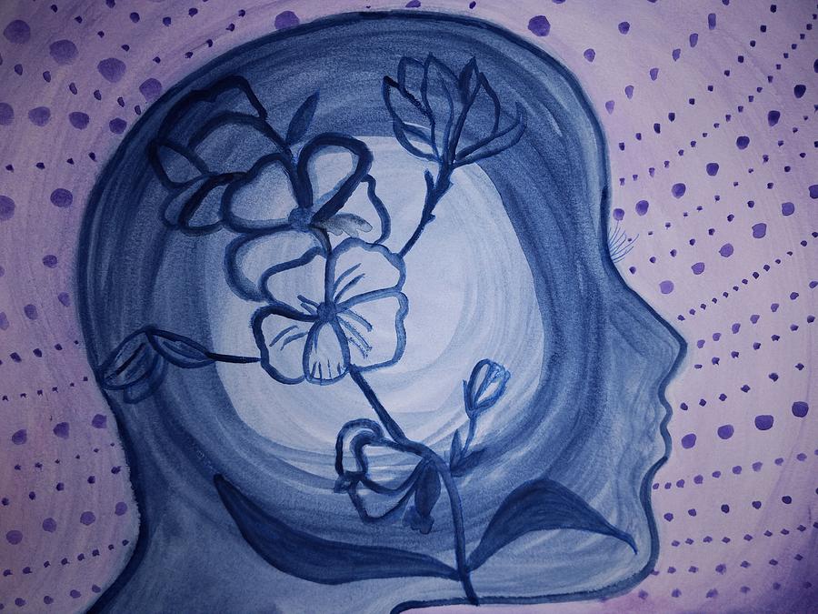 Flower Visualization Painting by Vale Anoa'i - Pixels