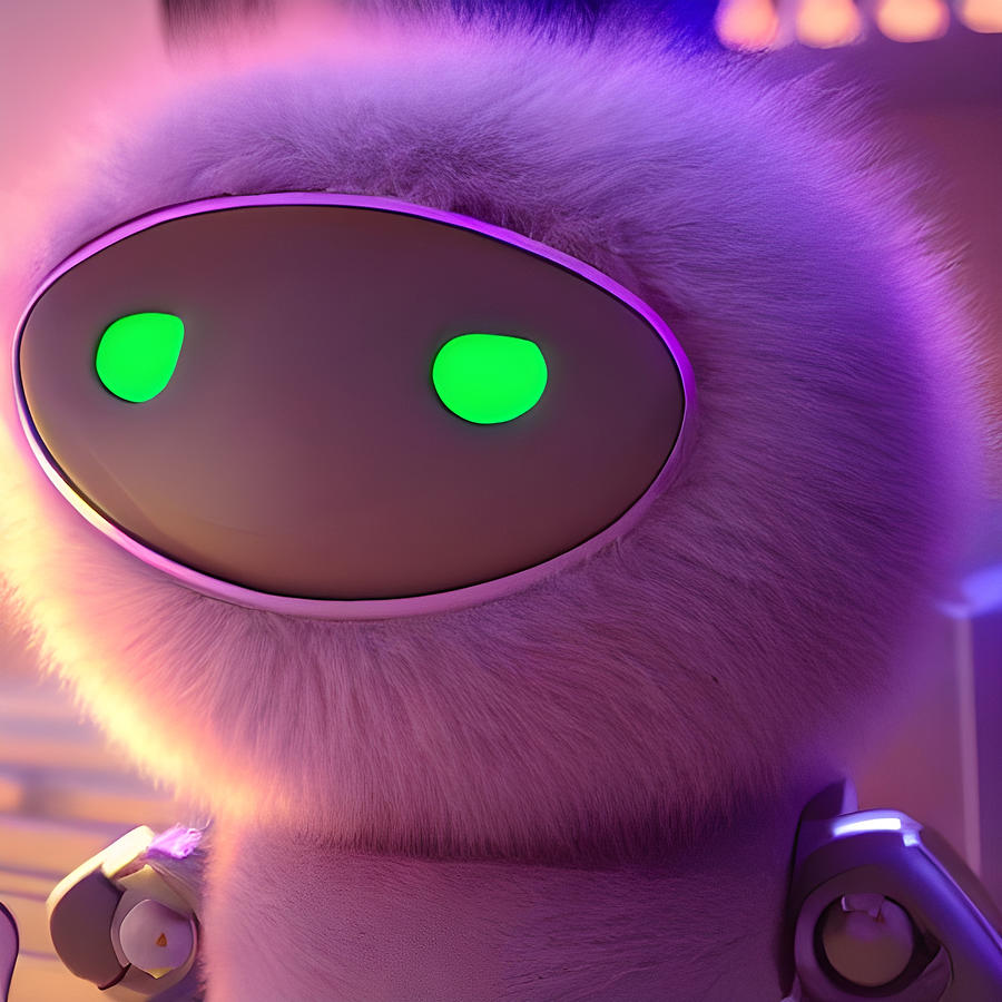 Fluffy Alien Monster Photograph by Daniel Schmelzer - Pixels