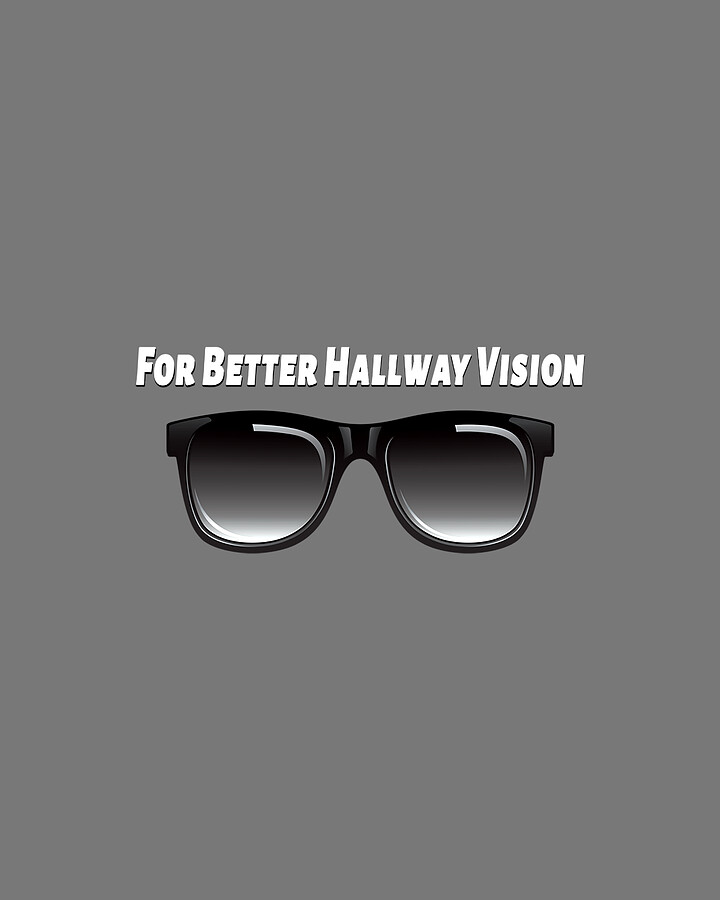 For Better Hallway Vision Classic 80s Movie Digital Art by Adriad Lana - Pixels