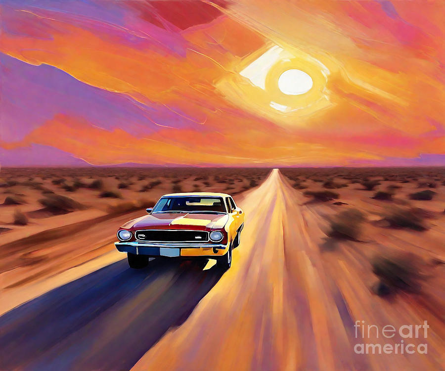 Ford Maverick Compact Pickup Ford Maverick Drawing by Destiney Sullivan ...