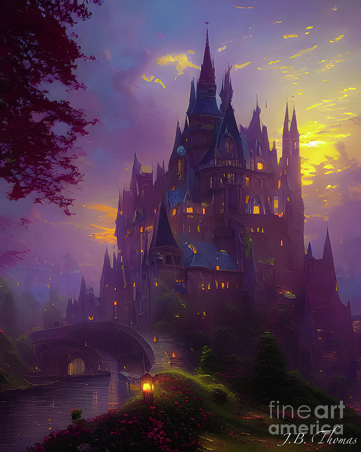Foreboding Castle Digital Art by JB Thomas - Fine Art America