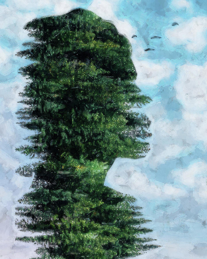 Forest Faces Painting by Dan Sproul - Fine Art America