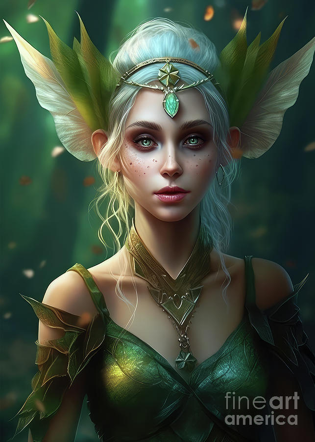 Forest Pixie Digital Art by Art Galaxy - Fine Art America