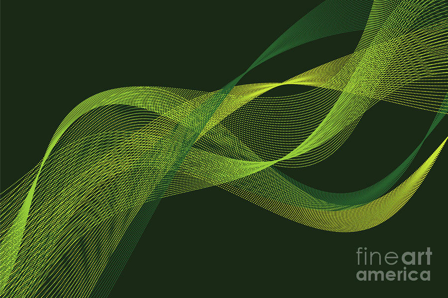 Forest Vector Data Curve Line Pattern Horizontal 954 Digital Art by ...