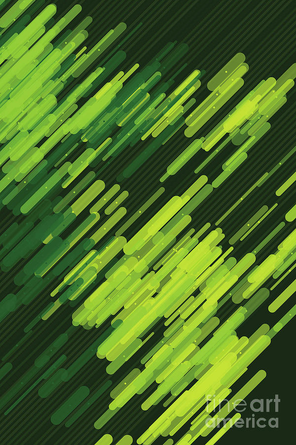 Forest Vector Rounded Rectangles Pattern Vertical Digital Art by Frank ...