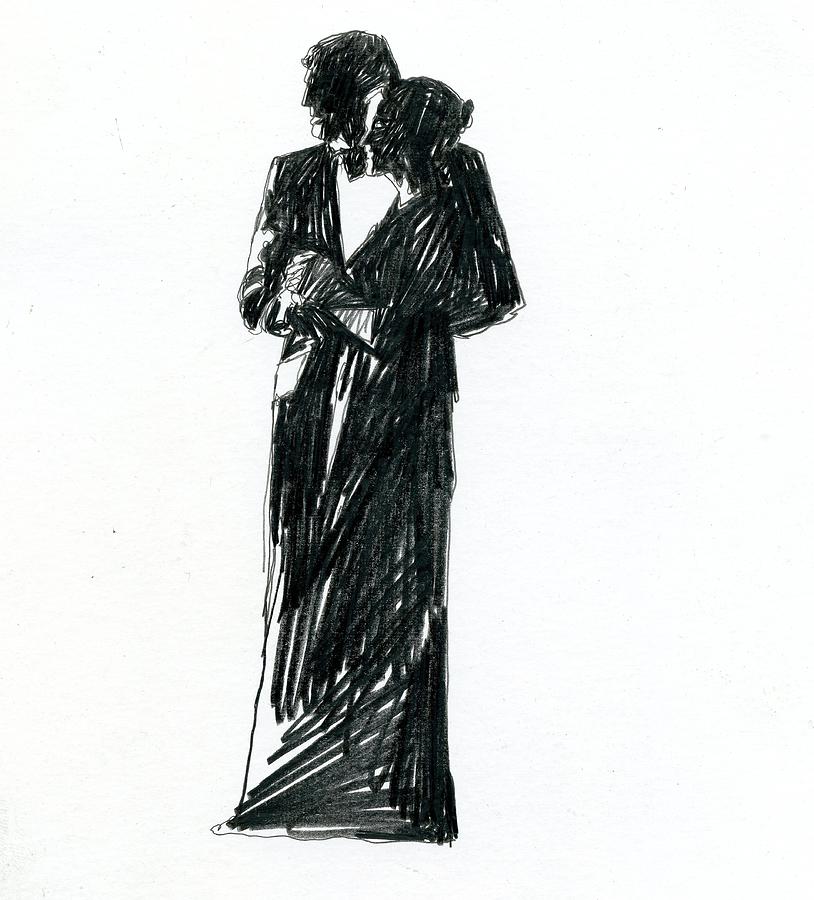 Formal Drawing by Allan Phillips - Fine Art America