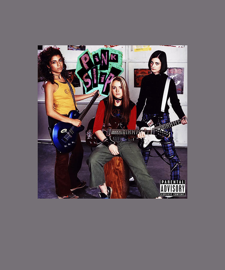 Freaky Friday Pink Slip Album Cover Tee Lindsay Painting by Julie ...