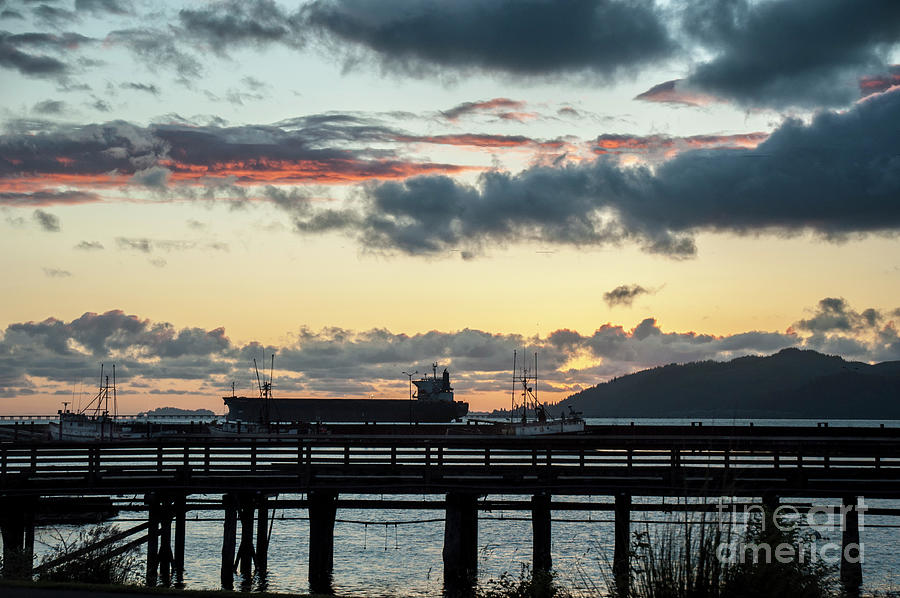 Freighter Dusk 2020 Photograph By Michael Ziegler Fine Art America
