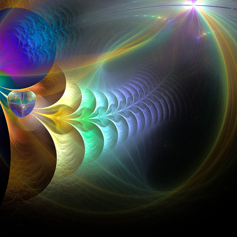 Frequency #8 Digital Art by Mary Ann Benoit - Fine Art America