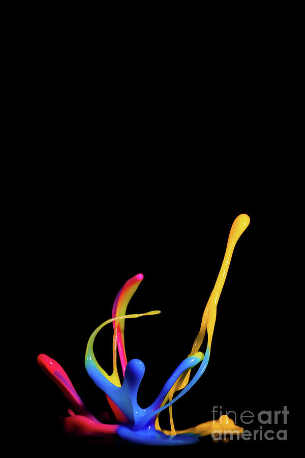 Frequency - dancing colours 3 Photograph by Claudia Schmidt - Fine Art ...