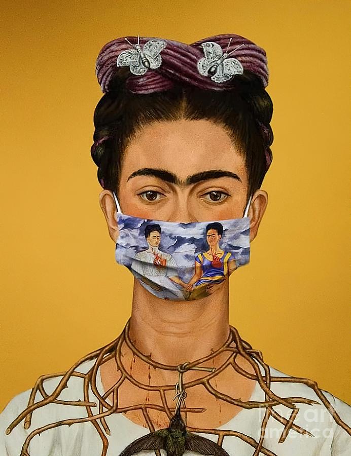 Frida Kahlo in 2020 Painting by Lee Jasmine - Fine Art America