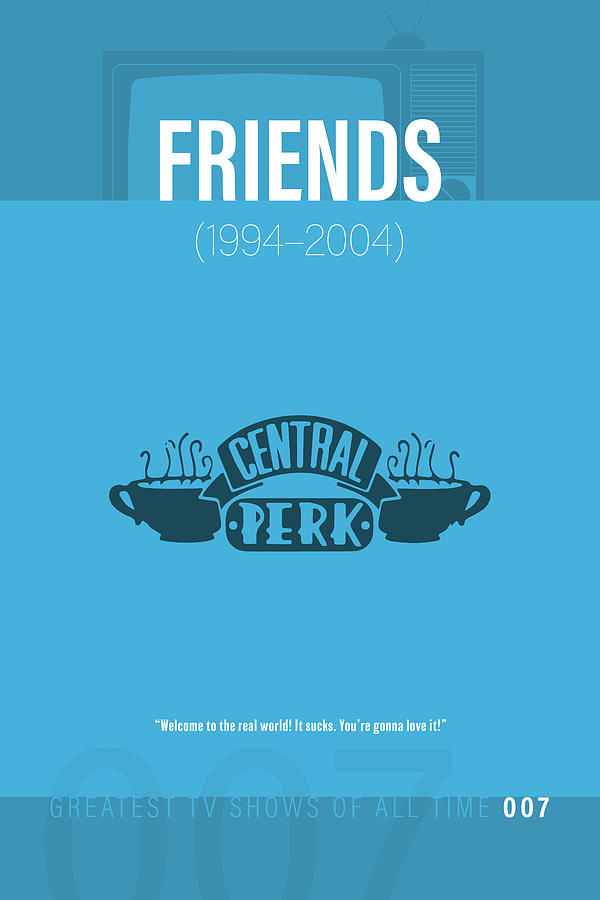Friends TV Series Minimalist Poster Mixed Media by Design Turnpike ...