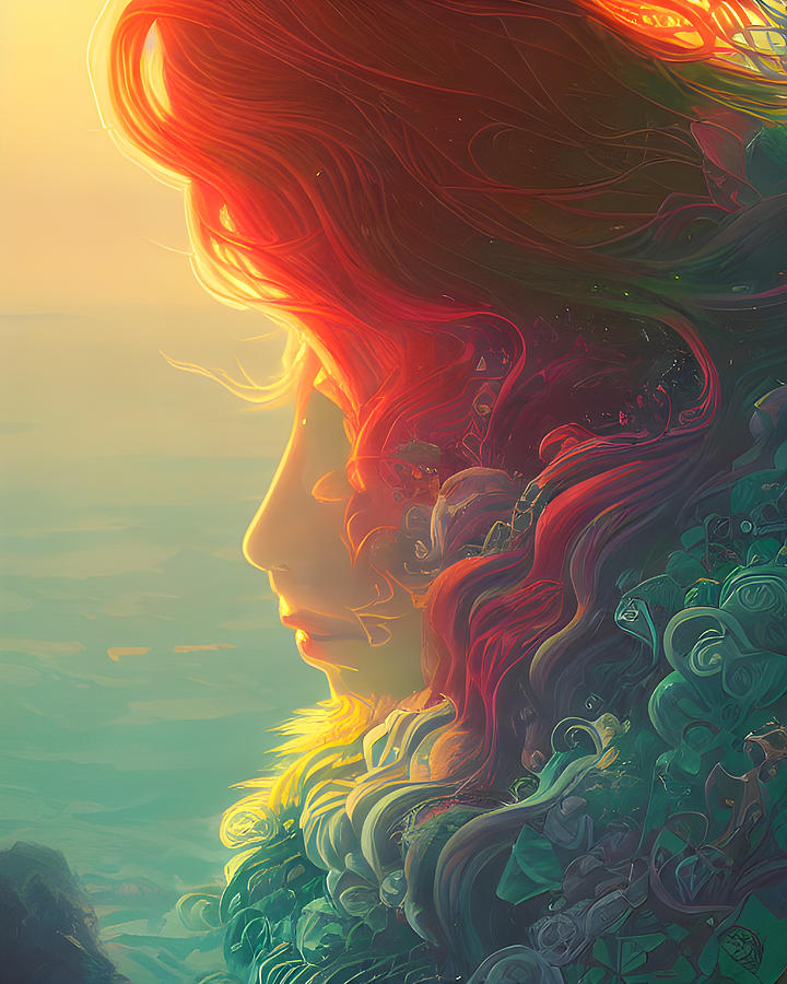 Fringe Beauty Digital Art by Amit Chaurasia - Fine Art America