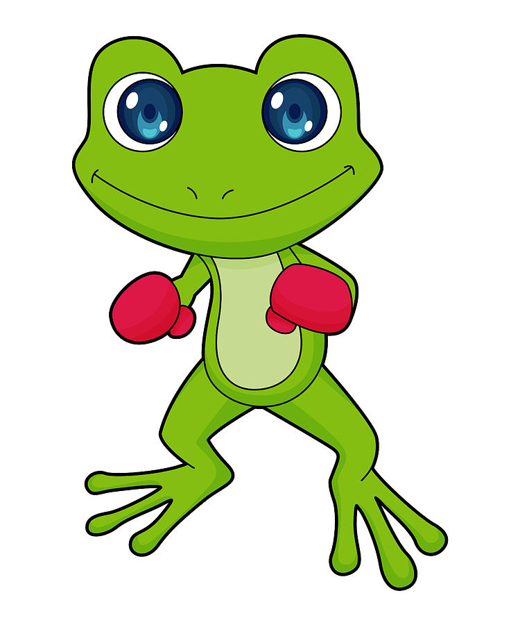 Frog Boxing Boxer Boxing gloves Painting by Markus Schnabel - Fine Art America