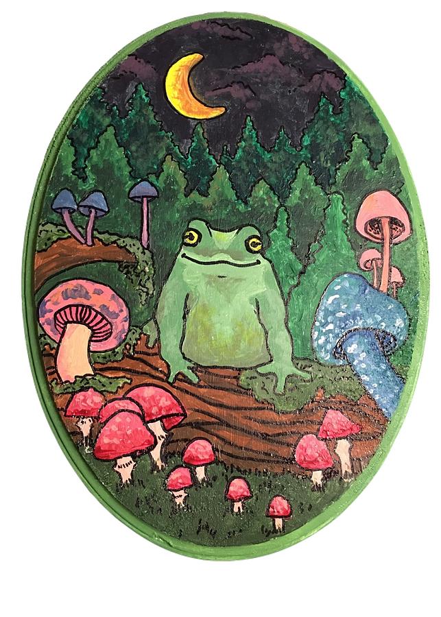 Froggie Painting by Melissa Snyder - Fine Art America