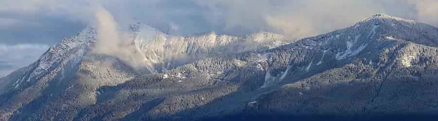 Frosted Mountain Forest Panorama Photograph by Ian McAdie - Fine Art ...