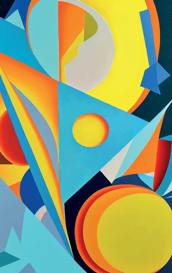 Full Color Geometric Shape Vector Design for Modern and Vibrant Visuals ...