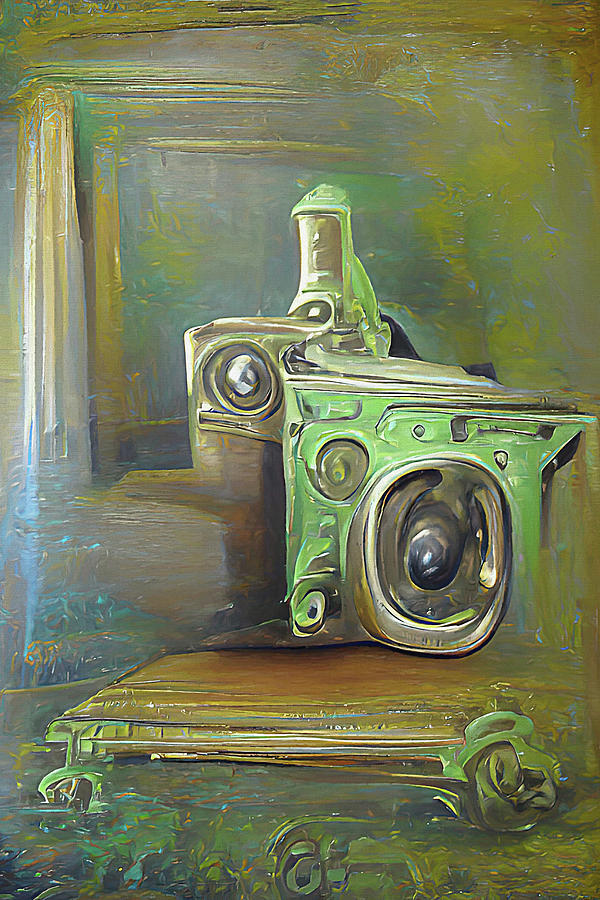 Funky Camera Abstract Art 322 Digital Art by Denise Love - Fine Art America