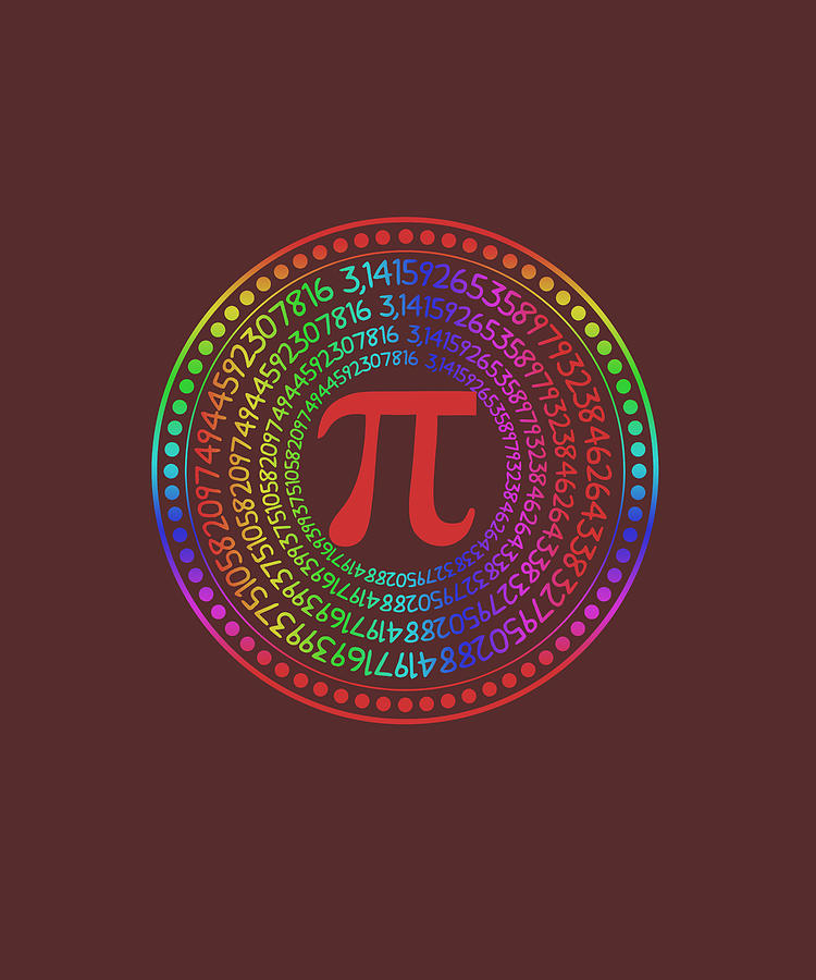 Funny 314 Pi Number Symbol Math Science Gift Pi Day TShirt Digital Art ...