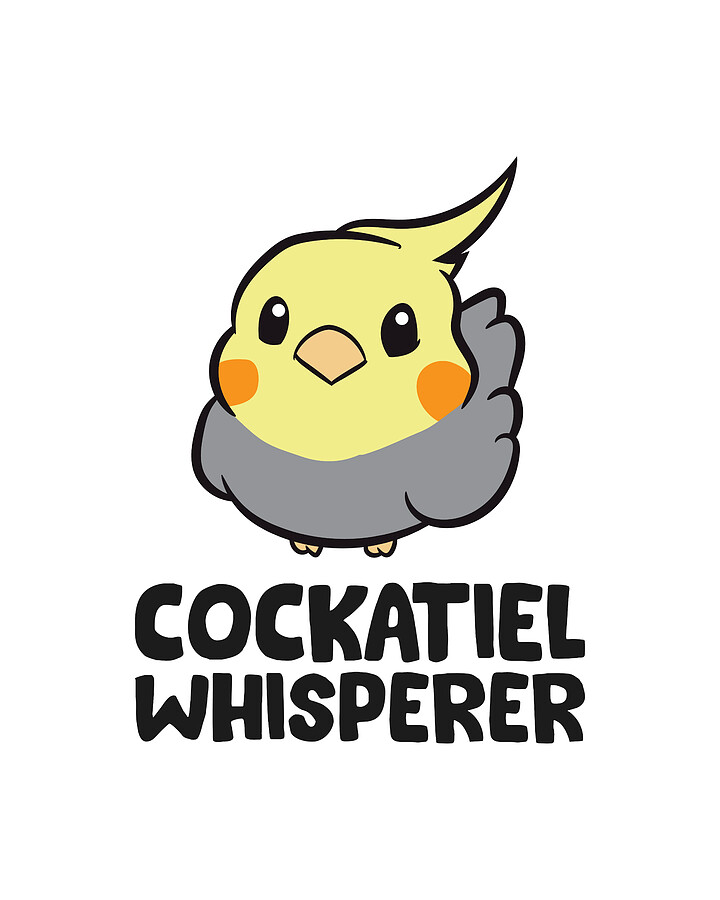 Funny Cockatiel Just a Girl Who Loves Cockatiels Tapestry - Textile by ...