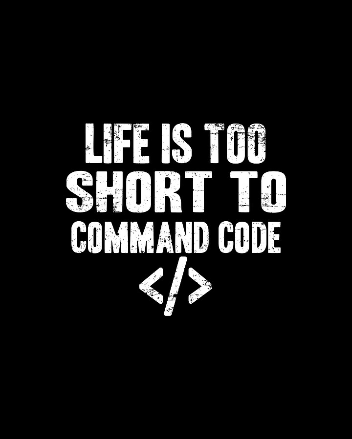 Funny Command Code Programmer Coding Gift Coder Digital Art by Lisa ...