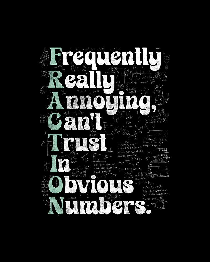 Funny Math Fraction Quotes Taking Math Beyond The Classroom With Real