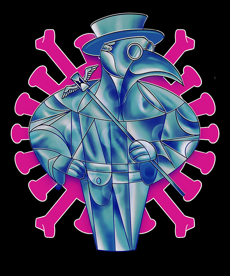 Funny Gift For Plague Symbol Of Doctor Death Disease Gifts For Fan Drawing by Lonazyshop - Fine ...