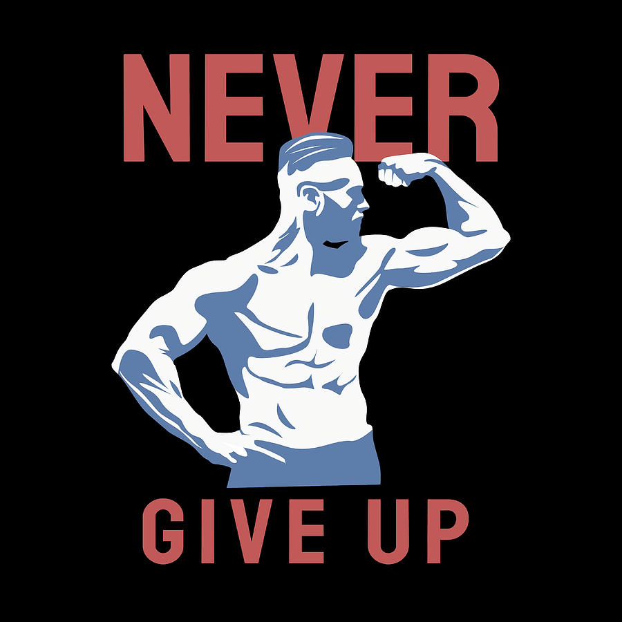 Funny Gym Motivational Quote Lettering Poster Painting by Morgan ...