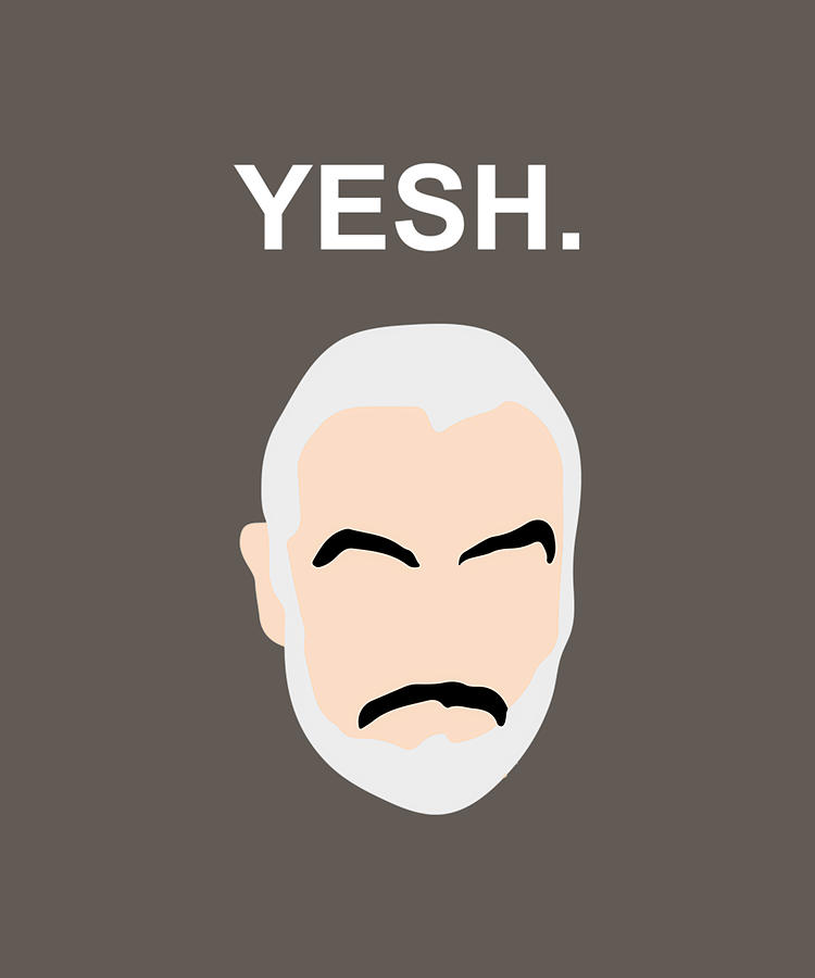 Funny Sean Connery YESH Tapestry - Textile by Bailey Watson - Fine Art America