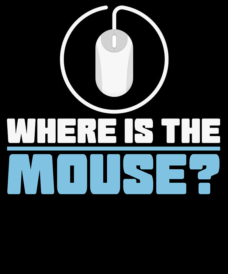 Funny Where Is The Mouse Coder Developer Cat Programmer Digital Art