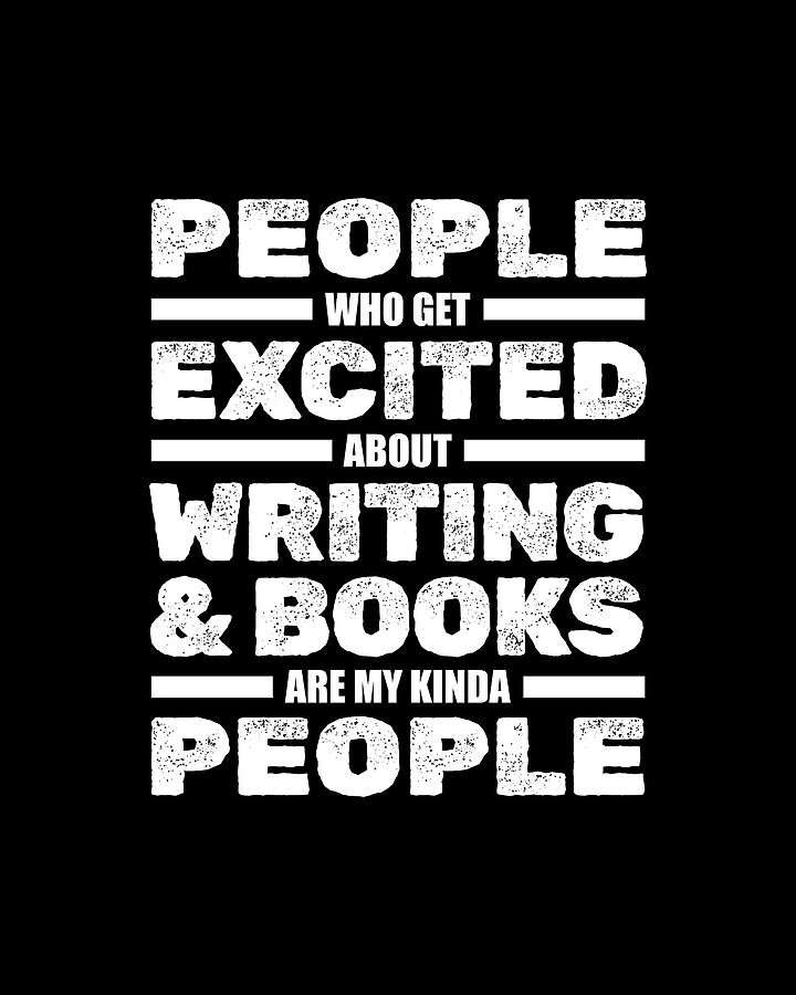 Funny Writer Book - Novelist Poetry Author Digital Art by Crazy ...