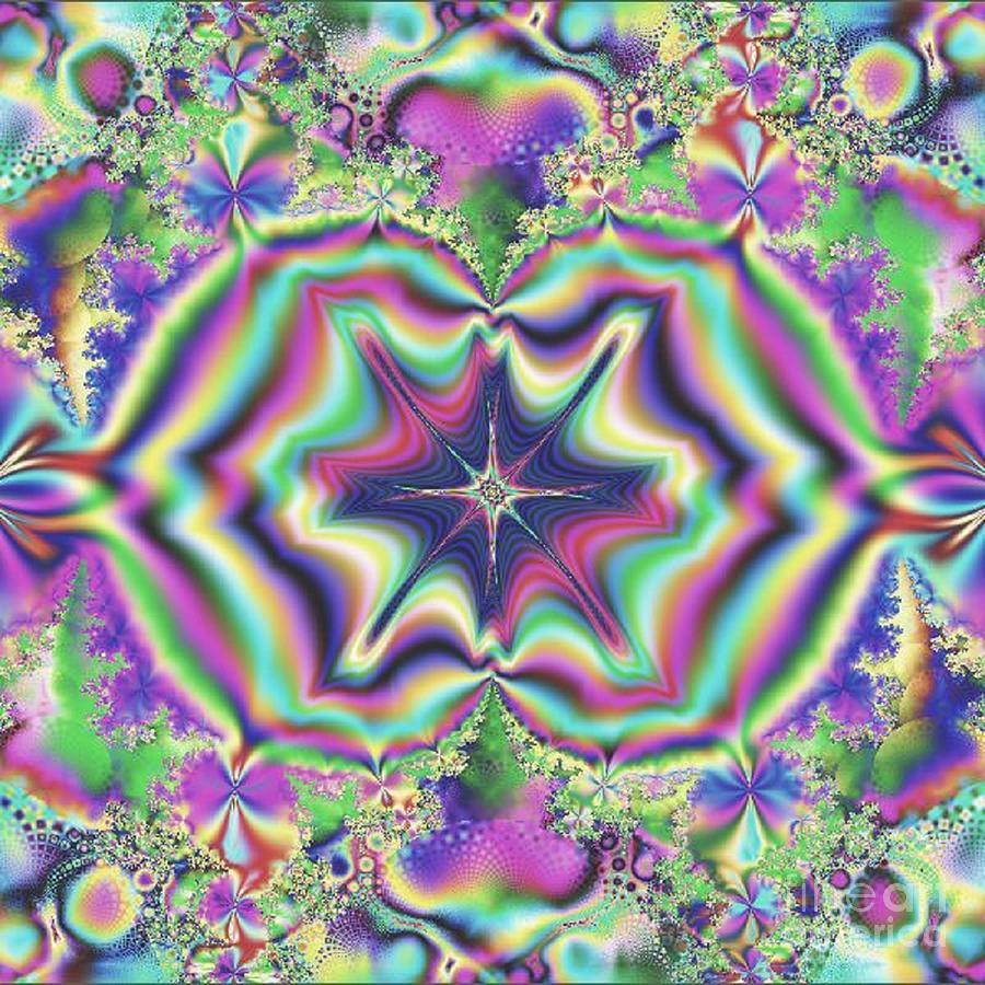 Fuzzy Multiple Circle Elements Digital Art by Jane Bird - Fine Art America