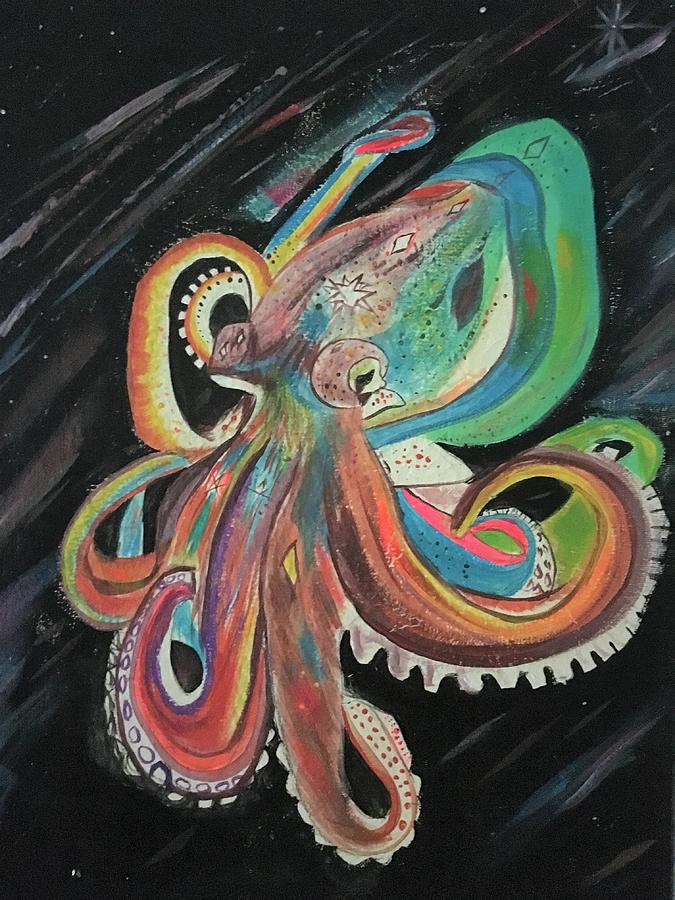 Galactic Squiggler Painting by Trinity Wave - Fine Art America