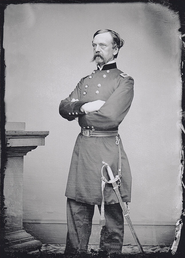 General Daniel Sickles, 1861 Photograph by Mathew Brady - Fine Art America