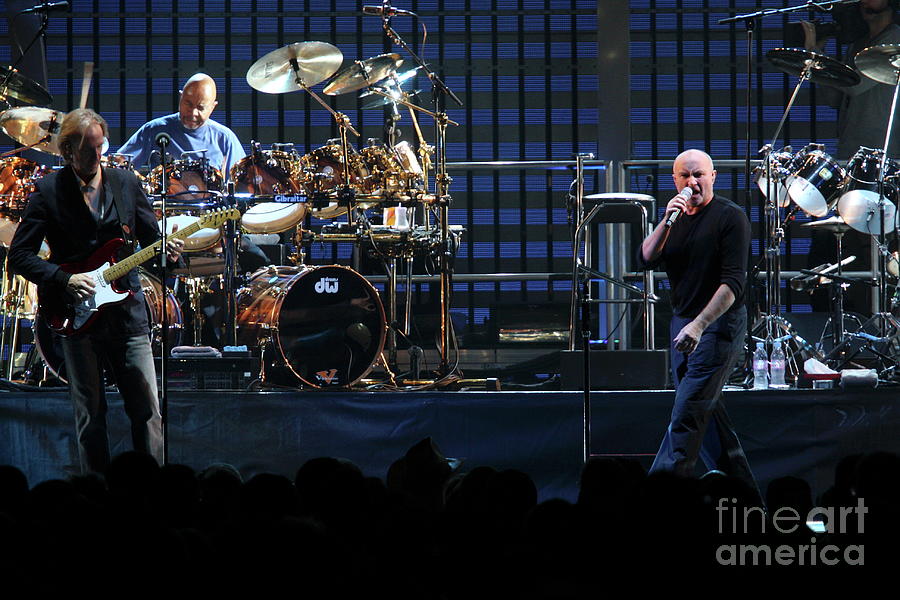 Genesis - Mike Rutherford, Chester Thompson and Phil Collins Photograph ...