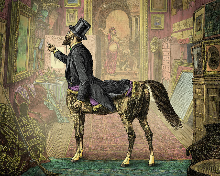 Gentleman Centaur Digital Art by Stephen Barnwell - Fine Art America