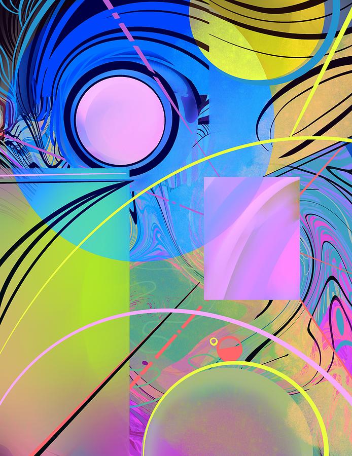 Geometric Flow Digital Art by Georgie Melrose - Fine Art America