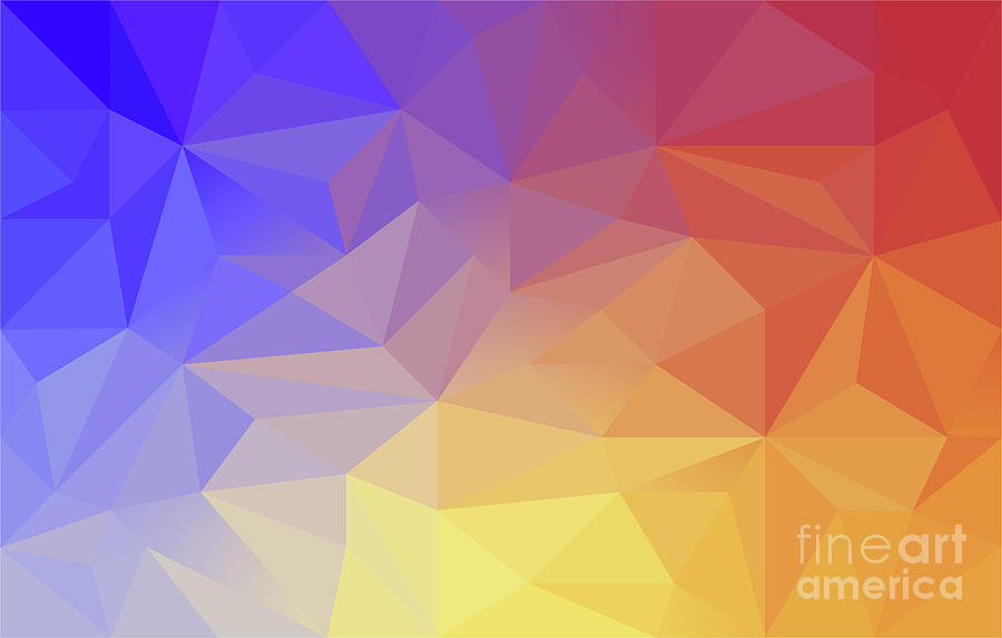 Geometric Gradient Digital Art by Mary Spencer - Fine Art America